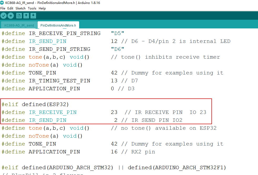 [Arduino IDE demo source code for KC868-AG]--#04--IR receive code