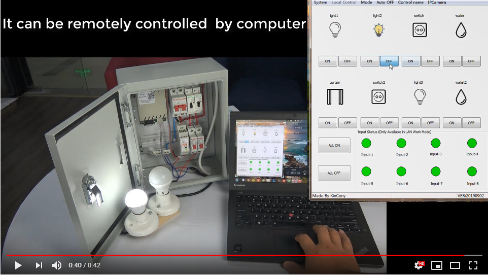 2 channel intelligent power distribution box – Smart Home Automation | KinCony
