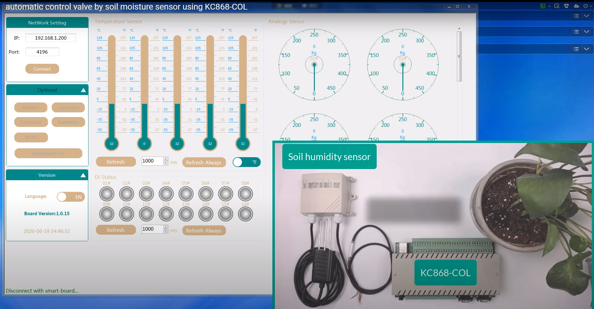Automatic control valve by soil moisture sensor using KC868-COL – Smart ...