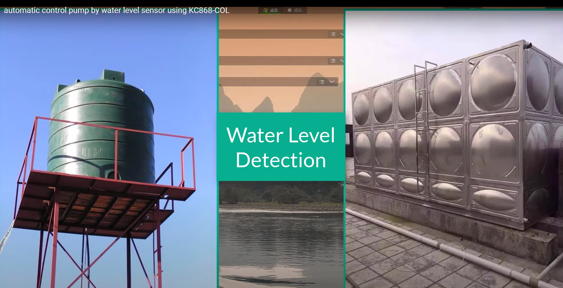 Automatic control pump by water level sensor using KC868-COL – Smart ...