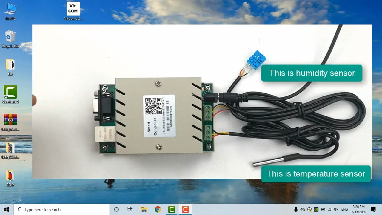 how to sending temperature humidity sensor to mobile phone or computer ...