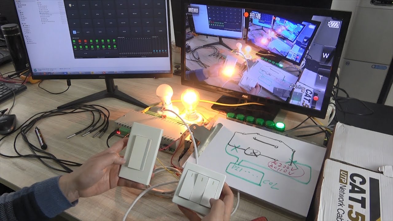 Make your old light switches smart by KC868-COL logical controller ...