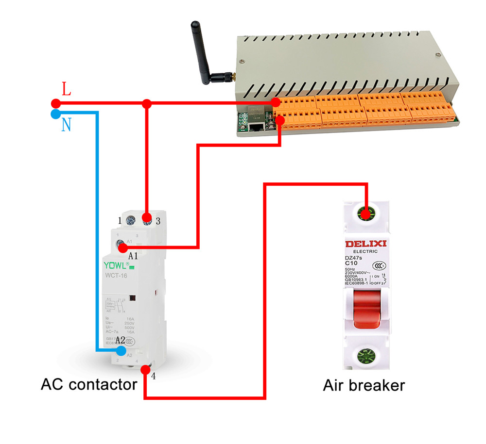 How to use AC Contactor – Smart Home Automation | KinCony
